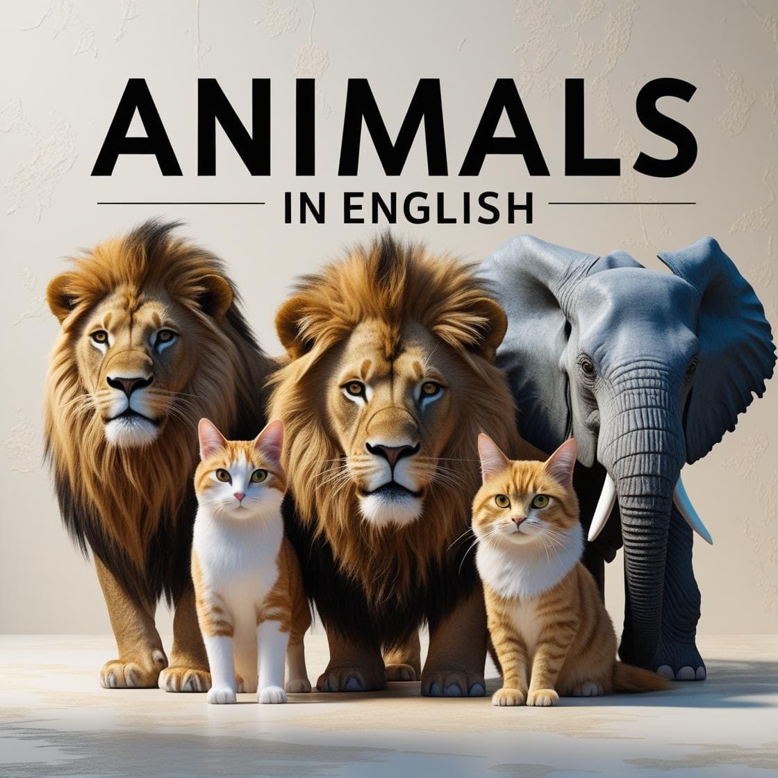 Animais em Inglês: Lista Completa com Nomes e Traduções